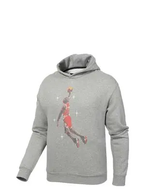JORDAN Essentials Slam Dunk Contest Graphic Fleece Hoodie - Carbon Heather