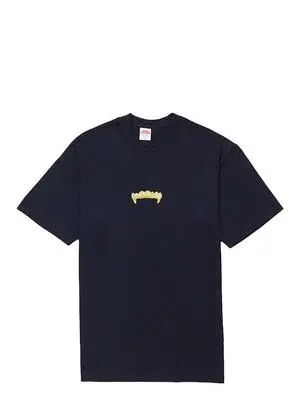 Supreme Fronts Tee Shirt - Navy Blue