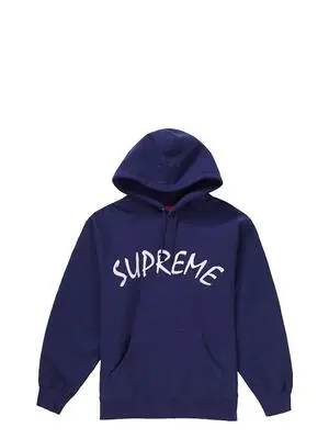 Supreme Ftp Arc Hooded Sweatshirt - Washed Navy Blue