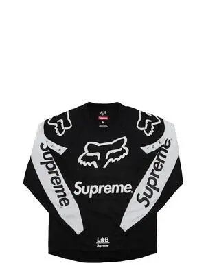 Supreme Fox Racing Moto Jersey Top - Black