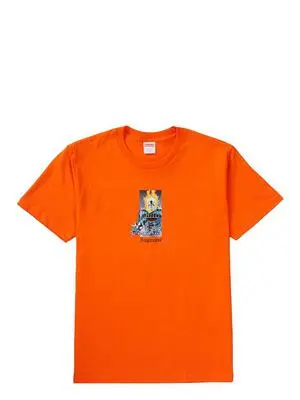 Supreme Ghost Rider Tee Shirt Orange