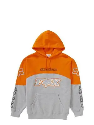 Supreme Fox Racing Hooded Sweatshirt - Grey