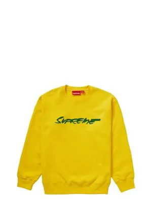 Supreme Futura Logo Crewneck Sweatshirt - Yellow