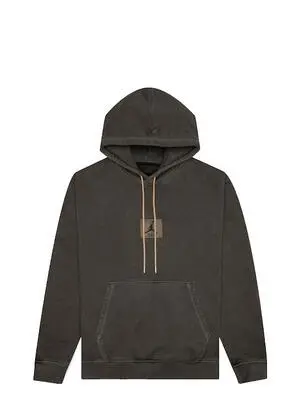 JORDAN Flight Heritage Washed Fleece Hoodie - Black