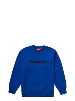 Supreme Futura Logo Crewneck Sweatshirt Royal