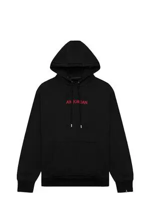 JORDAN Mj Flc Hoodie - Black/gym Red