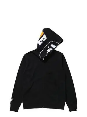 A BATHING APE 2nd Ape Full Zip Hoodie - Black