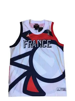 JORDAN France Jumpman Jersey - Red/white/blue