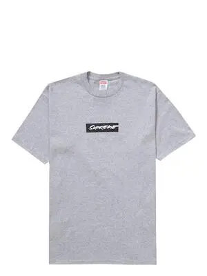Supreme Futura Box Logo Tee Shirt - Heather Grey
