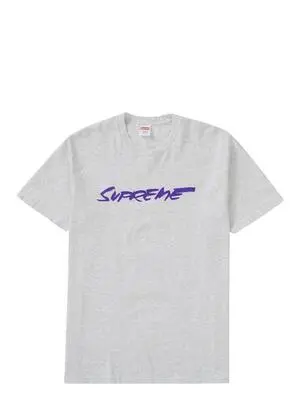 Supreme Futura Logo Tee Shirt - Ash Grey