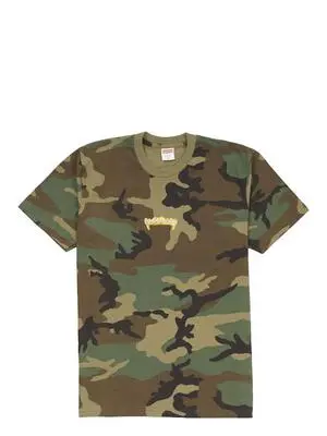 Supreme Fronts Tee Shirt - Woodland Camo