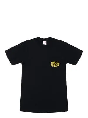 Supreme Go Fuck Yourself Pocket Tee Shirt - Black