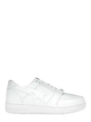 BAPE A Bathing Ape Bape Sta Low Sneakers Triple White