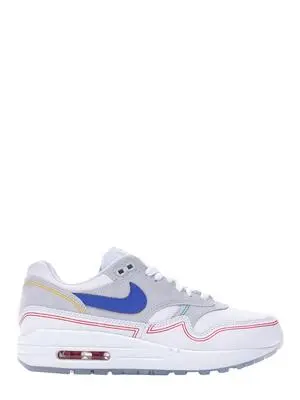 Nike Air Max 1 Centre Pompidou Day Sneakers Pure Platinum/royal Blue/white