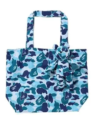 A BATHING APE Abc Bear Eco Bag - Blue