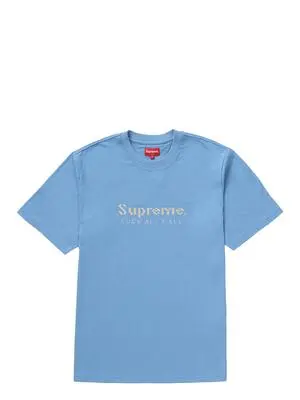 Supreme Gold Bars Tee Shirt - Columbia Blue