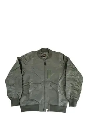 A BATHING APE New Year 2021 Bomber Jacket - Olive