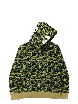 A BATHING APE Abc Camo 2nd Ape Wide Fit Pullover Hoodie - Green