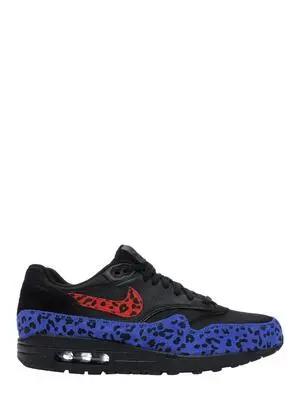 Nike Air Max 1 Leopard Sneakers - Black/red/royal
