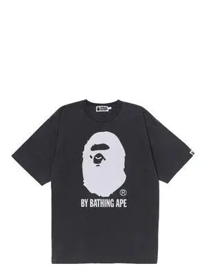 A BATHING APE Overdye Bathing Ape Relaxed Fit Tee Shirt - Black