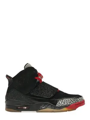 JORDAN Son Of Mars Cement High-top Sneakers - Black/varsity Red/cement Grey