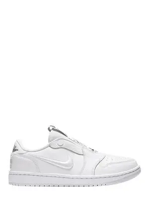 JORDAN 1 Retro Low Slip-on Sneakers - White/black