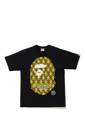 A BATHING APE Pokémon Baby Milo Ape Head #1 Tee Shirt - Black