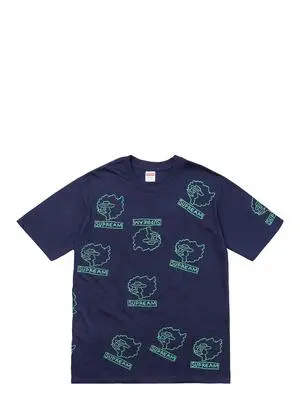 Supreme Gonz Heads Tee Shirt - Navy Blue