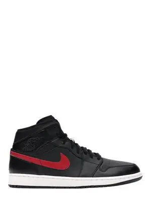 JORDAN Jordan 1 Retro Mid Black/team Red