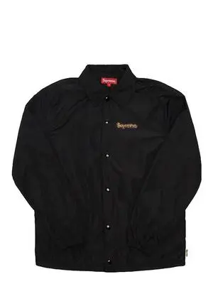 Supreme Gonz Logo Coaches Jacket - Black