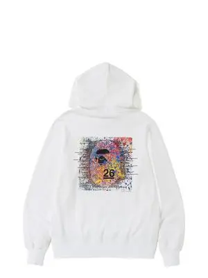 A BATHING APE Nowhere 26th Anniversary Pullover Hoodie White