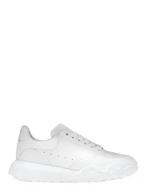 Alexander McQueen Court Leather Trainers - White