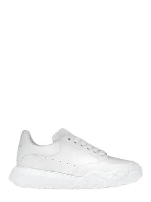 Alexander McQueen Court Leather Trainers - White