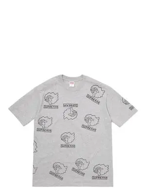 Supreme Gonz Heads Tee Shirt - Heather Grey