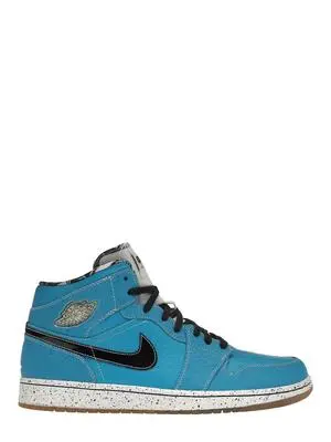 JORDAN 1 Retro Quai 54 Ruff N Tuff Sneakers - Laser Blue/black/white