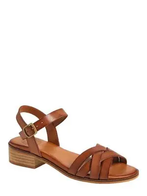 Penelope Chilvers Shepherdess Ankle Strap Sandal - Tan