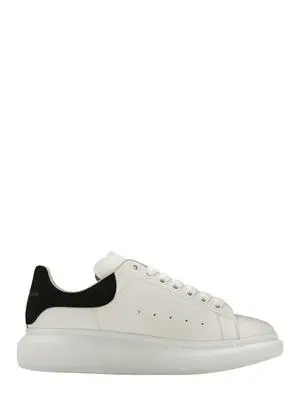 ALEXANDER MCQUEEN Oversized Embossed Croc-Effect Suede Sneakers