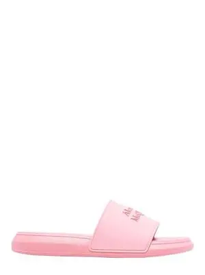 Alexander McQueen Logo Slides - Pink