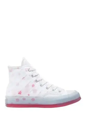 CONVERSE Chuck Taylor All Star 70 Hi Sakura Cherry Blossom - White/spring Pink/cerise Pink