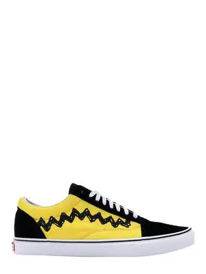 VANS Old Skool Peanutsin Sneakers - Charlie Brown/black