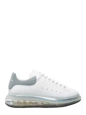 Alexander McQueen Oversized Clear Sole Sneakers - White/grey