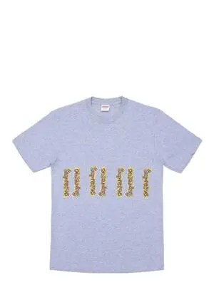 Supreme Gonz Logo Tee Shirt - Heather Grey