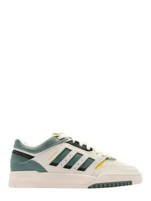 Adidas Drop Step Low Sneakers - Chalk White/tech Emerald/active Gold