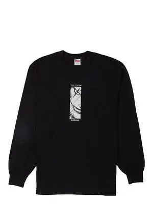Supreme The Crow Long Sleeve Tee Shirt - Black