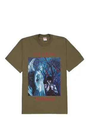 Supreme The Crow Tee Shirt Light Olive