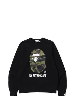 A BATHING APE 1st Camo Bathing Ape Crewneck Sweatshirt - Black