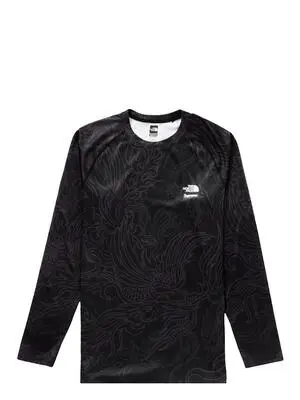 Supreme The North Face Base Layer Long Sleeve Top - Black Dragon