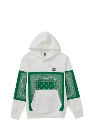 Supreme The North Face Bandana Hooded Sweatshirt - White