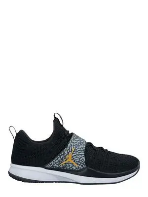 JORDAN Trainer 2 Flyknit Sneakers - Black/metallic Gold/white