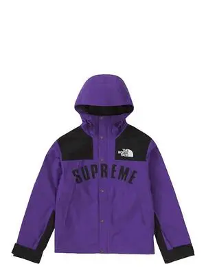 Supreme The North Face Arc Logo Mountain Parka Jacket - Purple